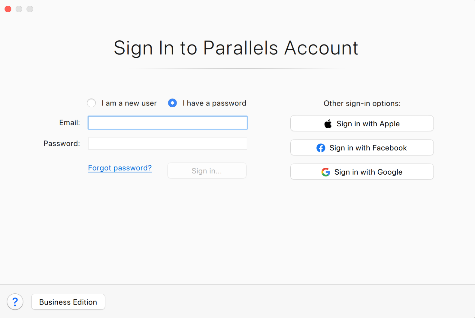 KB Parallels: Parallels Desktop for Mac registration and activation